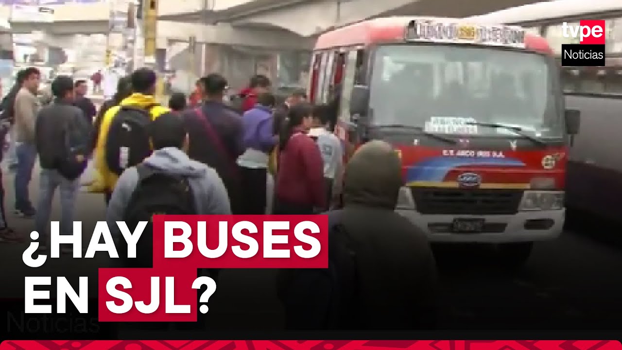 Paro de transportistas: se registra, al momento, fluidez de buses hoy ...