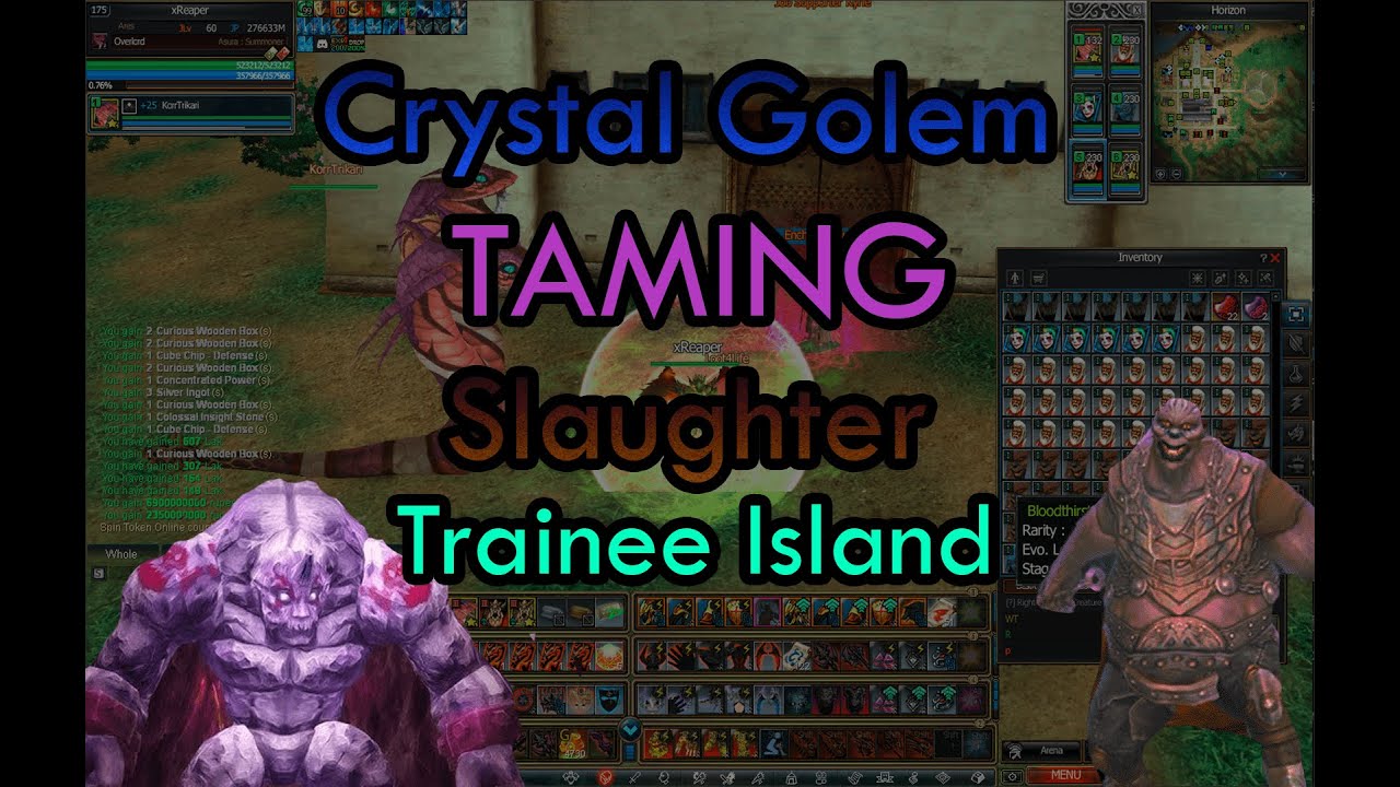 Rappelz Boss Taming Guide 2024 - Crystal Golem & Slaughter Pet SECRETS ...