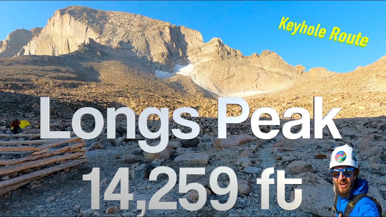 Hiking Longs Peak highest point in Rocky Mountain National Park ...