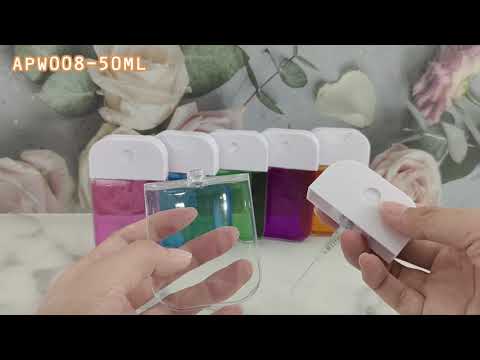 Card Type Spray Bottle 50ml Rectangular Phone Shaped Atomizer Refillable Designed Dispensing Bottle