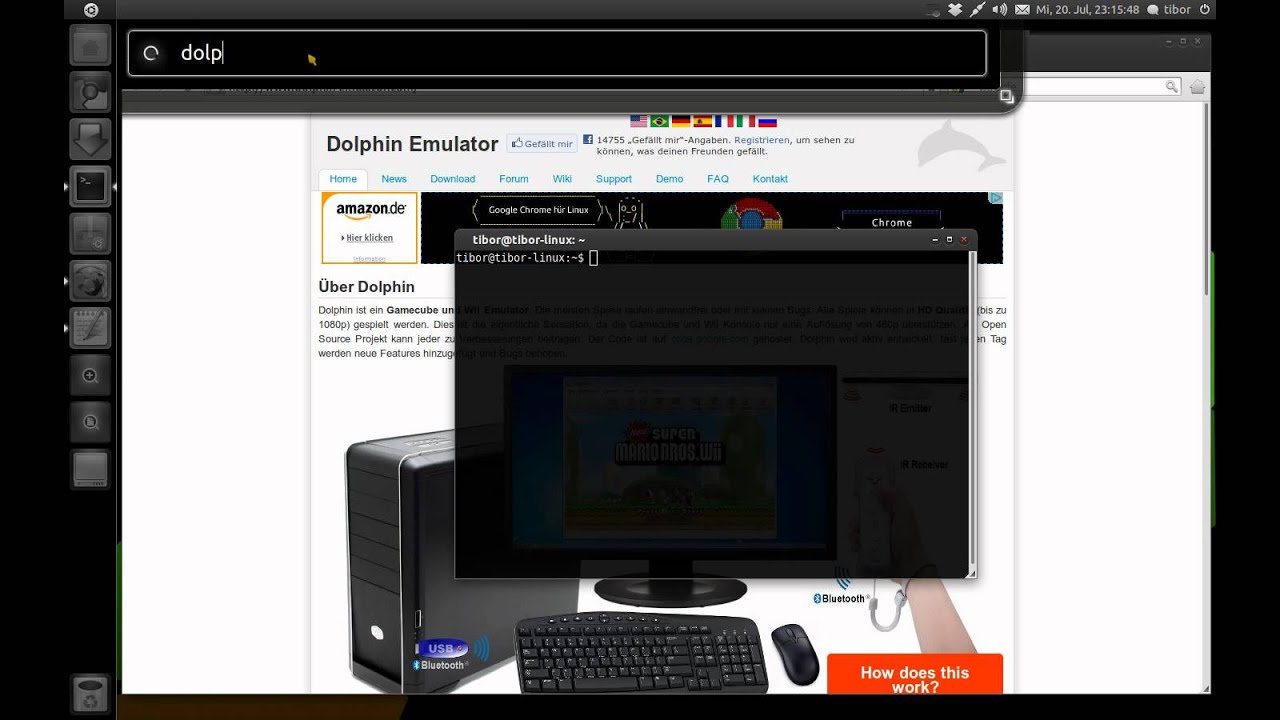 Ubuntu Tutorials - GameCube Wii Emulator installieren - YouTube