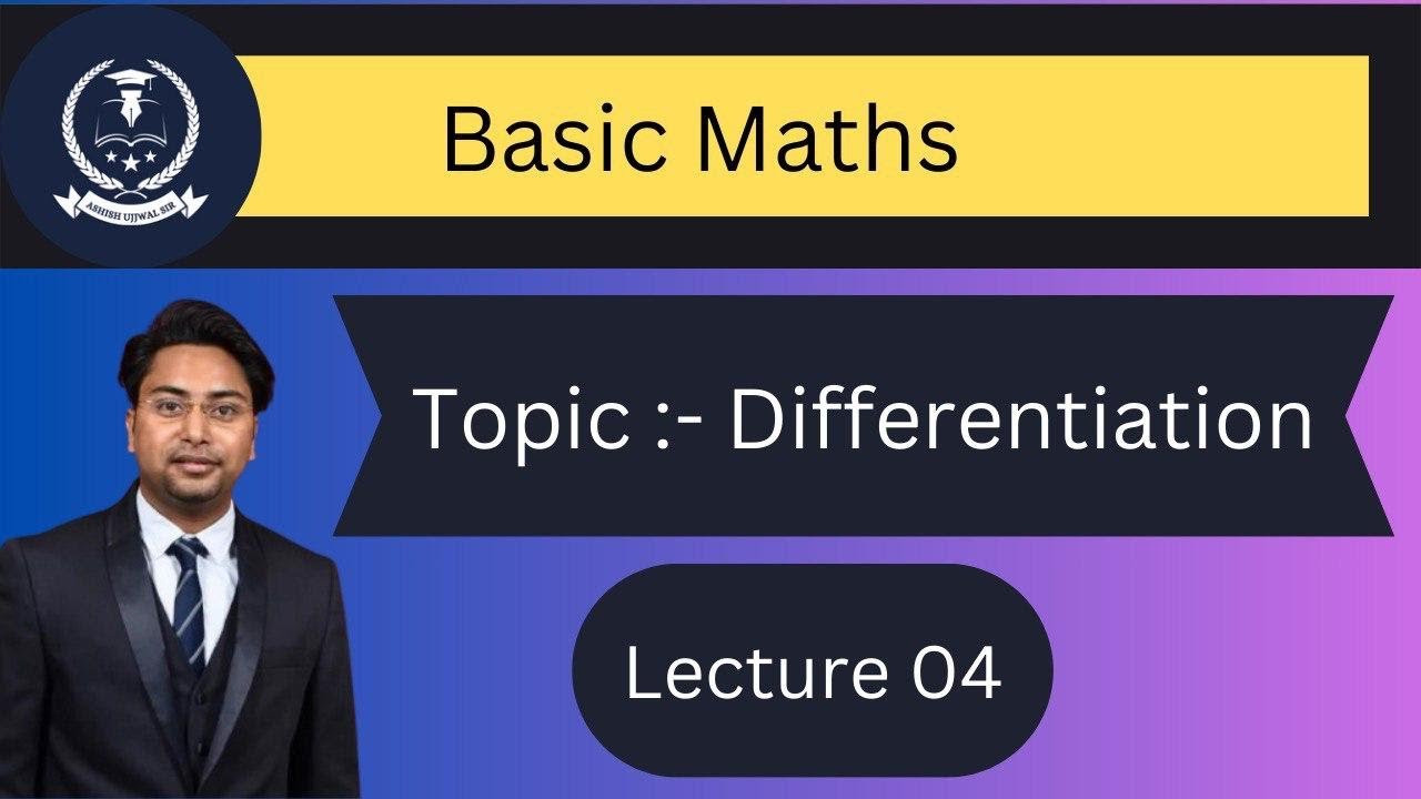 Differentiation in Basic Math | Learn with Clear Examples - YouTube