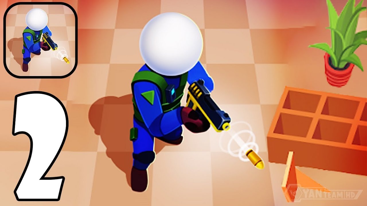 Door Kick Action - Gameplay Part 2 Tutorial Defeat All Enemies (Android ...