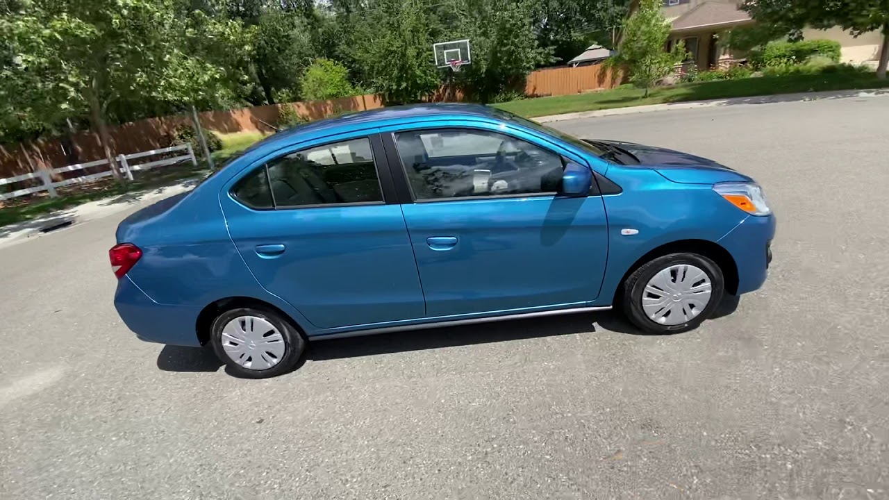 Three Minute Walk-Around Review: 2020 Mitsubishi Mirage G4 - YouTube