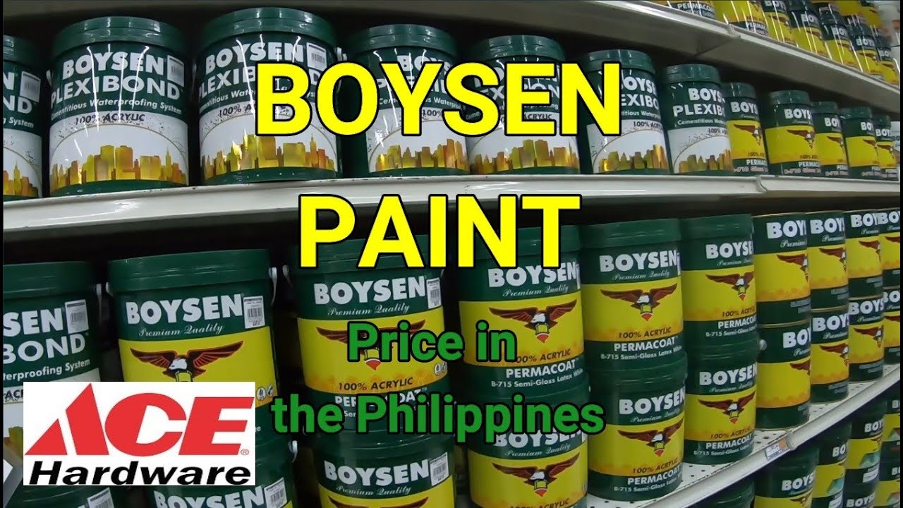 BOYSEN PAINT + BOYSEN FLEXIBOND + BOYSEN LATEX + BOYSEN ROOFGARD ...