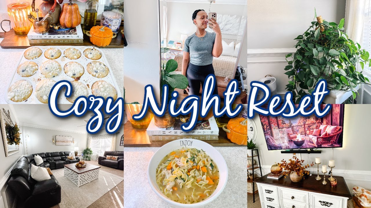 Cozy Evening Routine 🌙 Cooking, Cleaning & Self-Care Reset | Nighttime ...