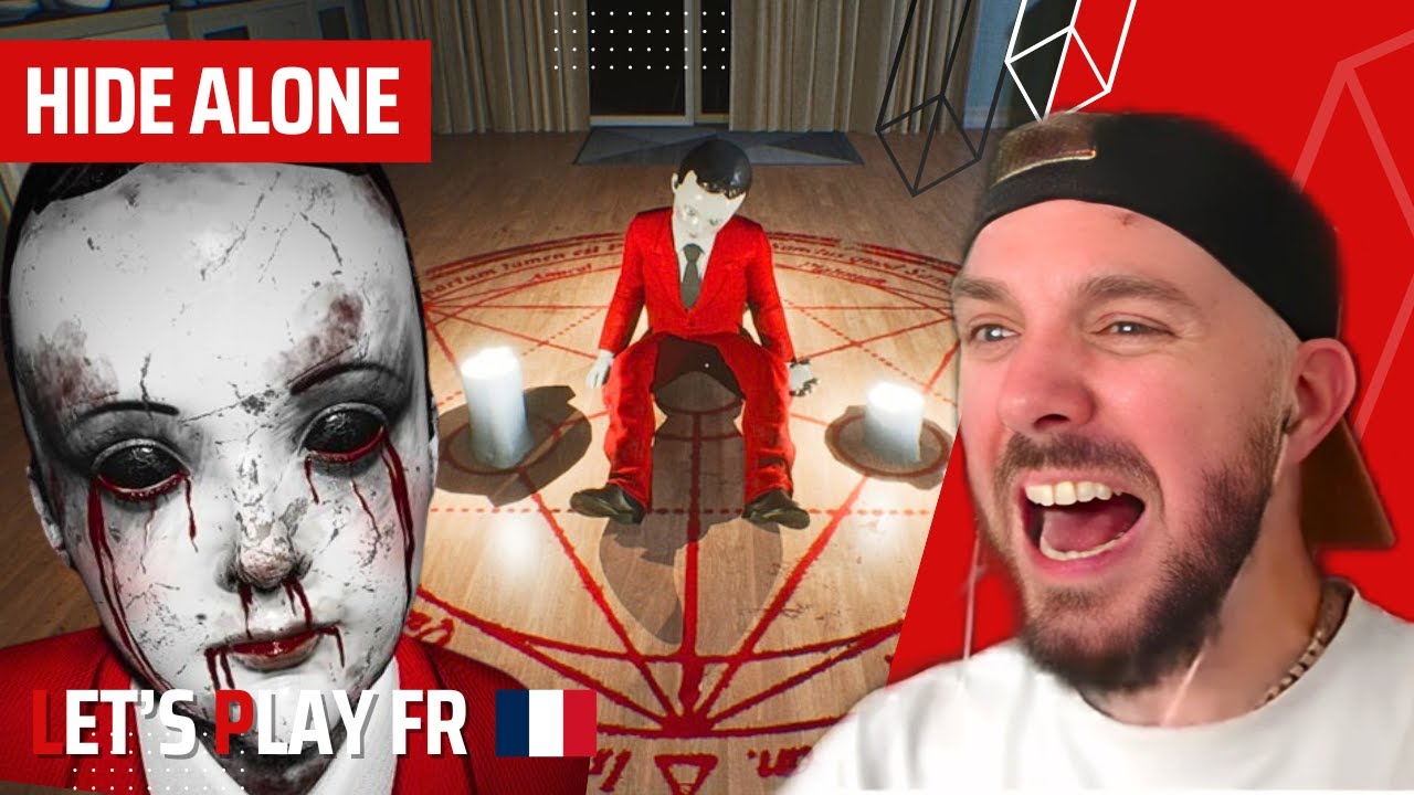 Une partie de CACHE-CACHE TERRIFIANTE avec CETTE POUPÉE 🔪 | HIDE ALONE - Let's Play FR - YouTube