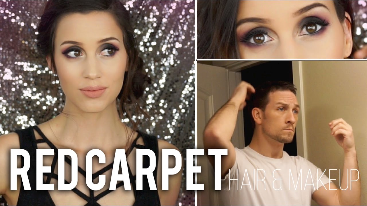 Red Carpet Inspired Hair & Makeup Tutorial - YouTube