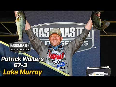 Patrick Walters leads Day 3 of Bassmaster Elite at Lake Murray with 67 ...