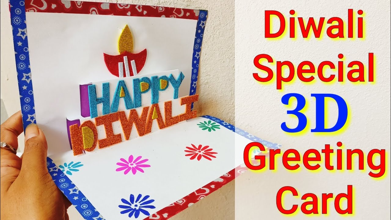 Handmade 3d Diwali Cards