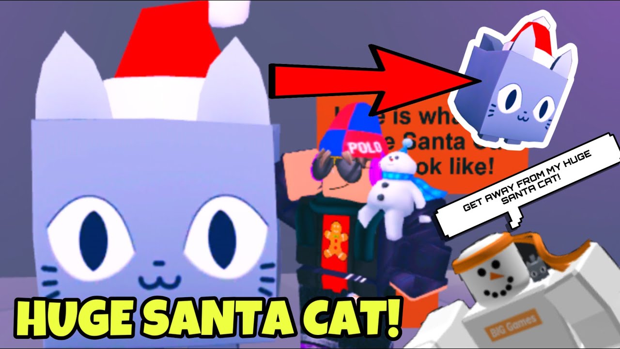 HUGE SANTA CAT In Pet Simulator X? (Concept Game 🎄) - YouTube