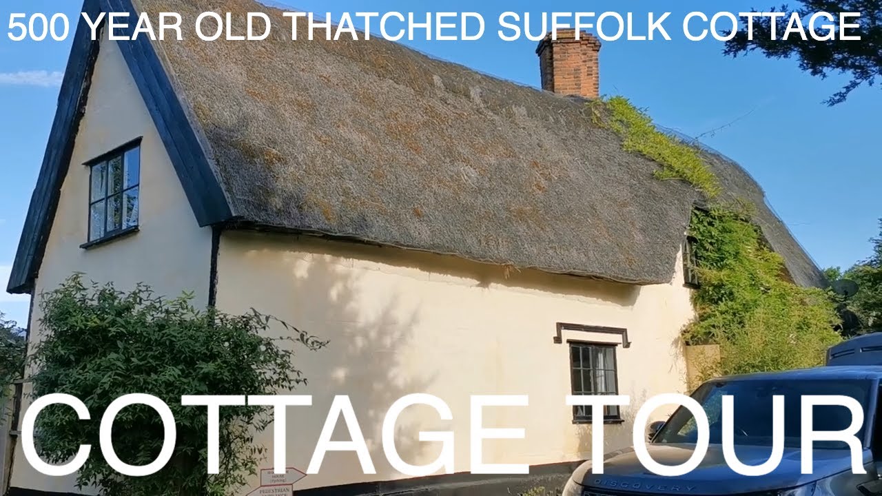500 Year Old Thatched Cottage Tour in Suffolk - YouTube