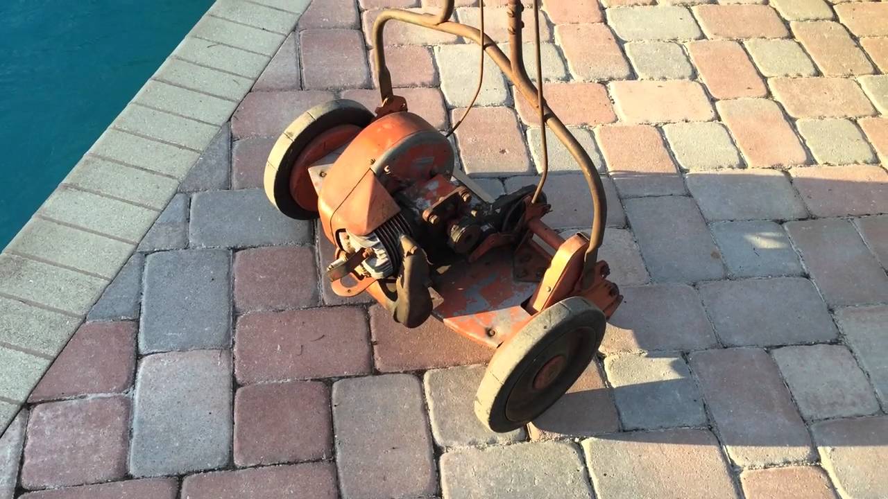 Jacobsen Mower - 1949 Jacobsen Lawn Queen Vintage Lawn Mower - YouTube