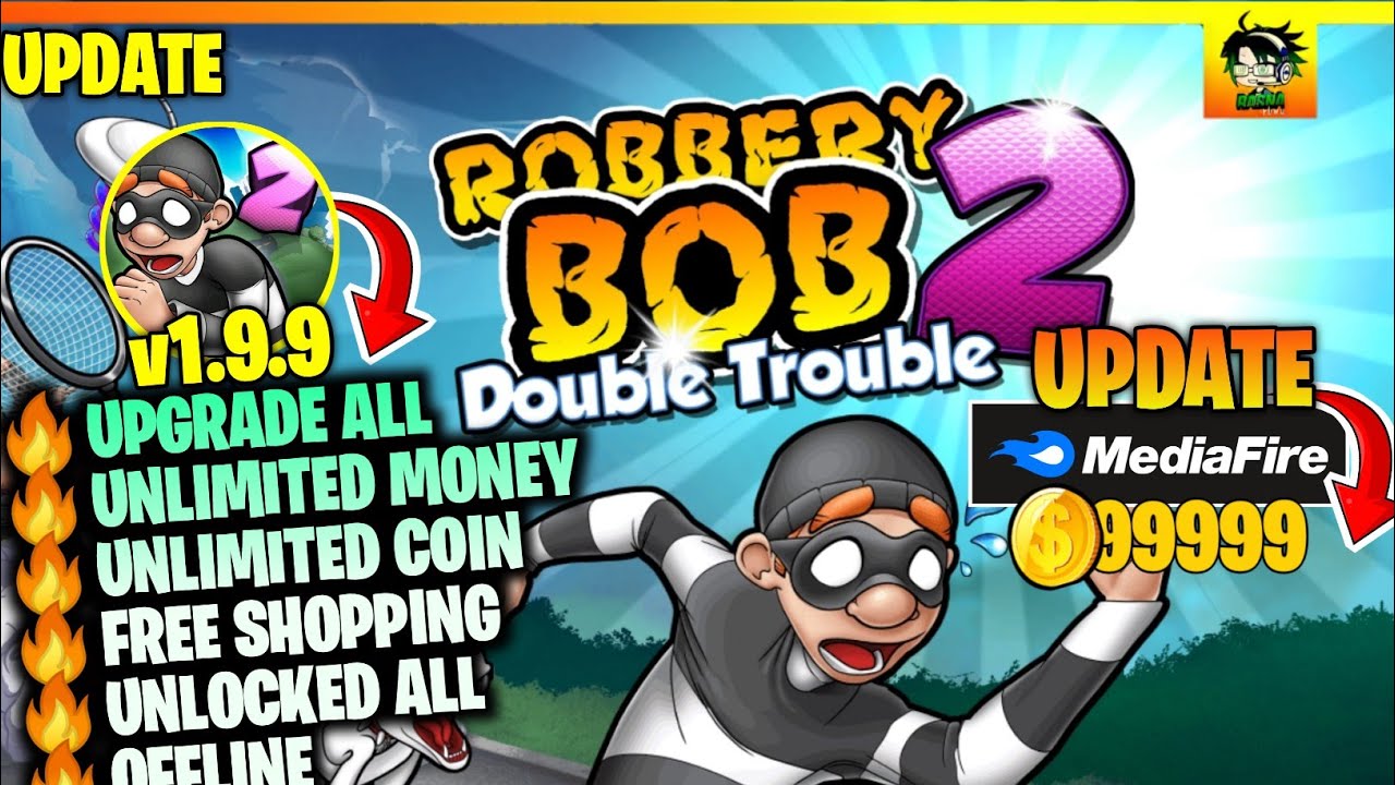 UPDATE!! Robbery Bob 2 Mod Apk v1.9.9 Terbaru 2033 || Robbery Bob - YouTube