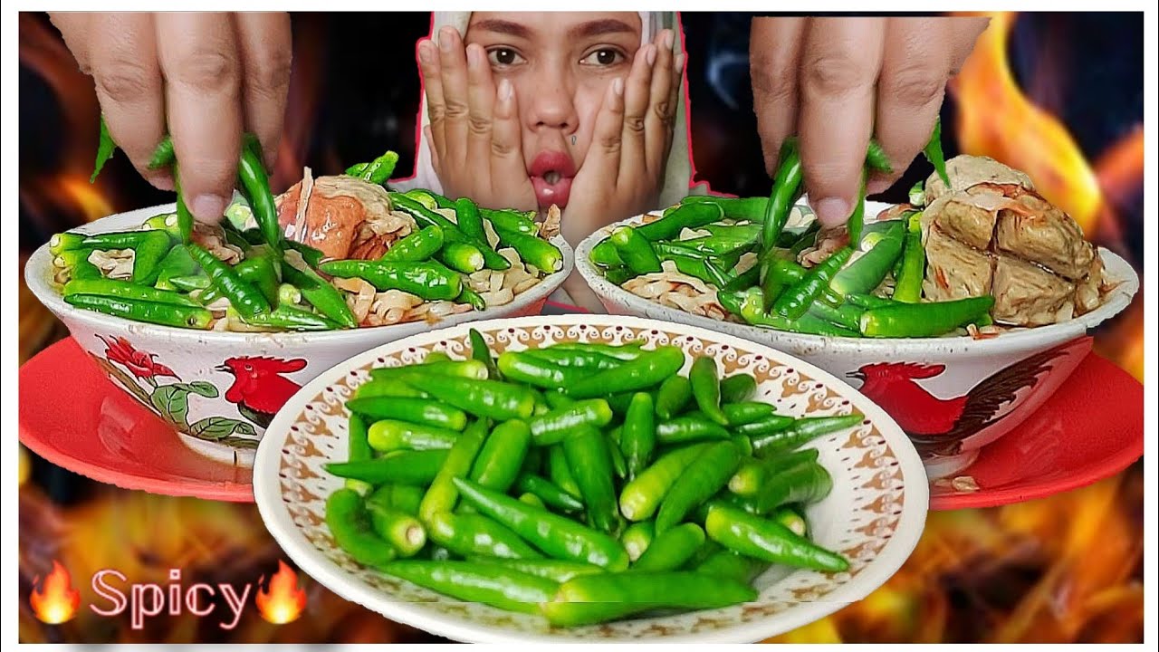 MENYIKSA🥵 || MAKAN CABE PAKAI 2 PORSI MIE AYAM KUAH PEDAS || # ...