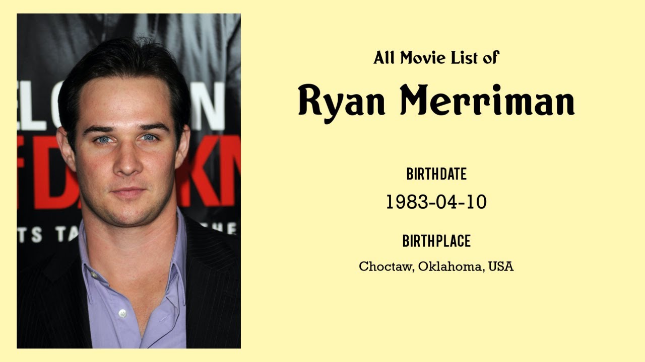 Ryan Merriman Movies list Ryan Merriman| Filmography of Ryan Merriman ...