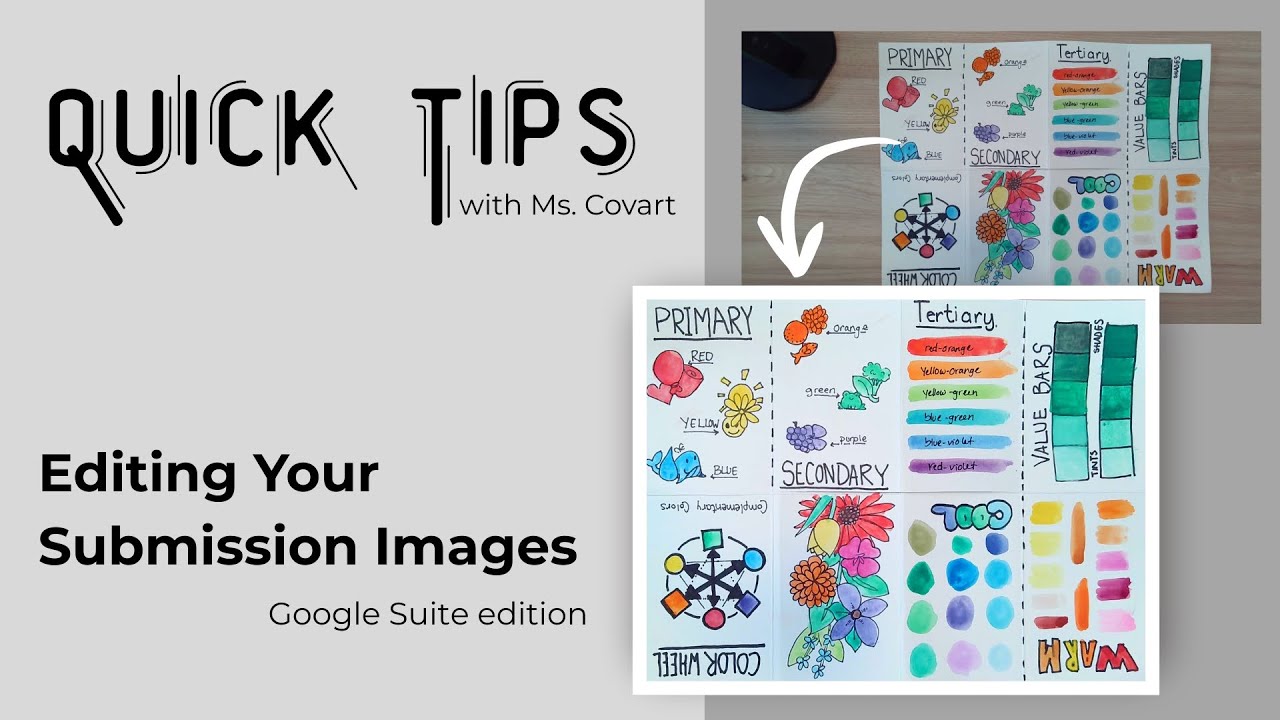 Quick Tip: Editing your submission images - YouTube