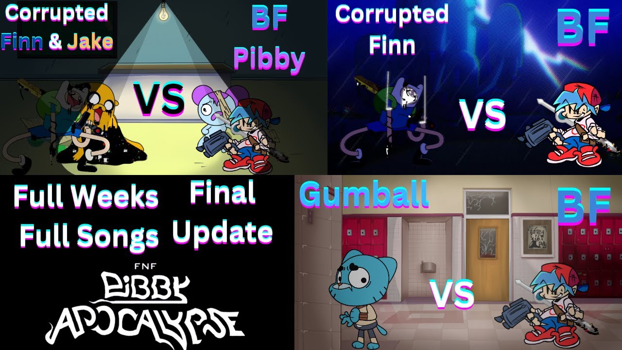 FNF Pibby Apocalypse Final Update! | Full Weeks & Full Songs - YouTube