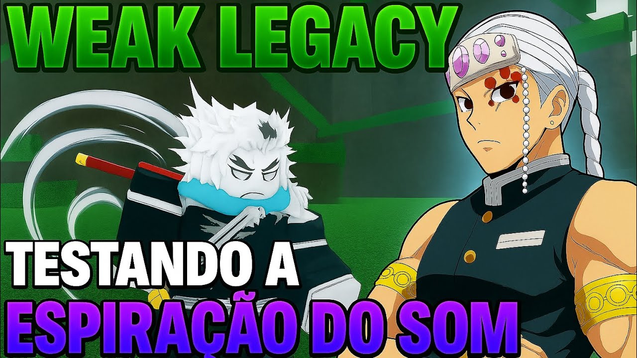 TESTANDO PELA PRIMEIRA vez A RESPIRAÇÃO DO SOM NO WEAK LEGACY!!!! - YouTube