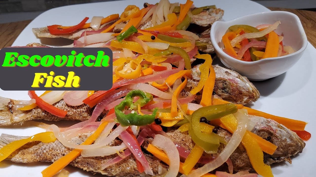 How to Make Jamaican Escovitch Fish| Escovitch Fish Recipe|Fried Fish ...