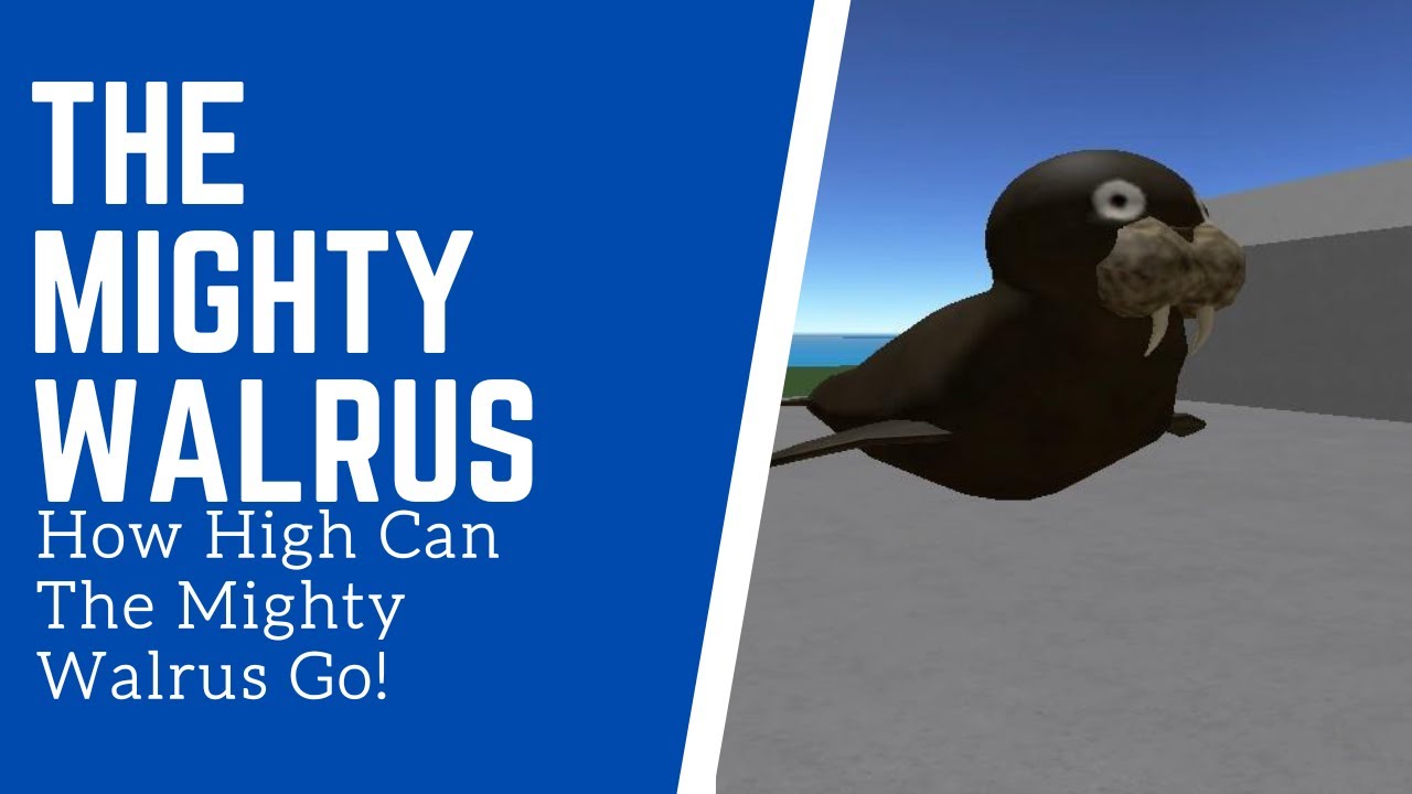 ROBLOX PTFS - THE MIGHTY WALRUS - CAN WE GO TO SPACE - YouTube