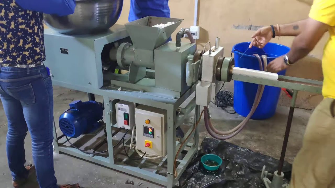 Toiletry Soap Simplex Plodder - YouTube