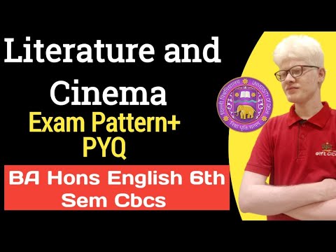 Literature and Cinema Exam Pattern BA hons English sixth sem du sol ...