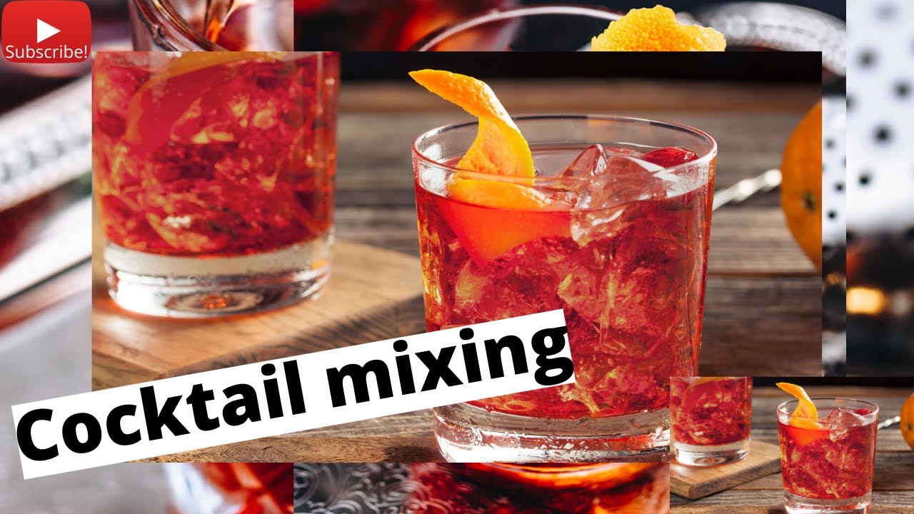 Cocktail mixing - YouTube