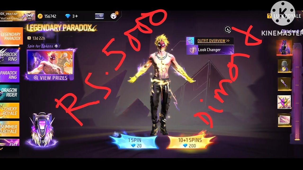 freefire Paradoxi evo bandle paradox event bundle🤣free fire Paradoxi ...