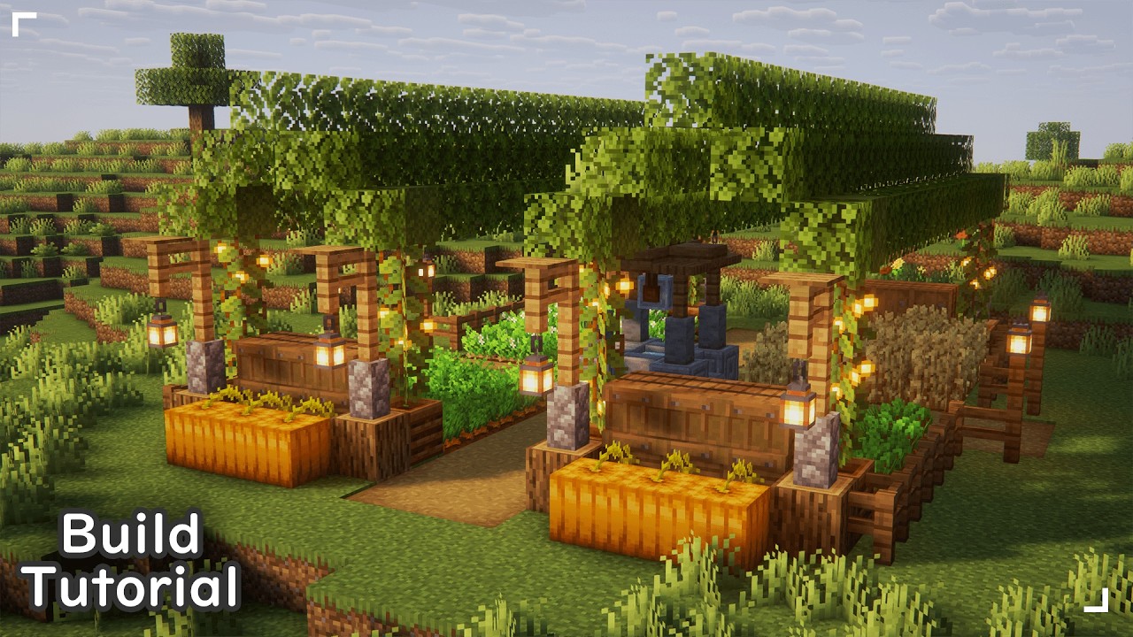 🌾 Simple Farm Design 🌱 | Minecraft Build Tutorial - YouTube