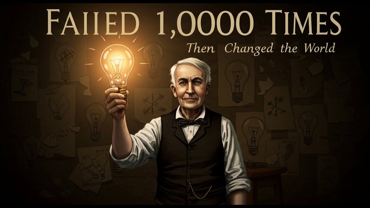 Thomas Edison: 1,000 Failures That Lit the World - YouTube
