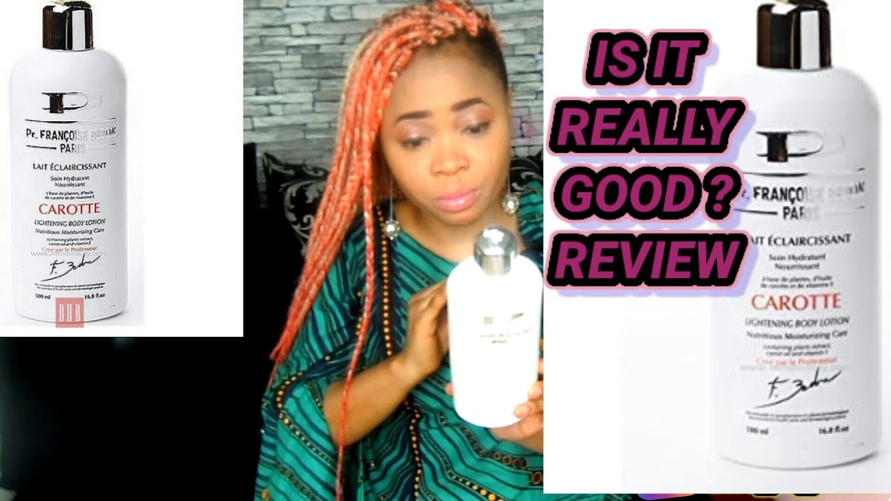 Pr Franciose Bedon Paris Carotte Lightening body lotion Does it ...