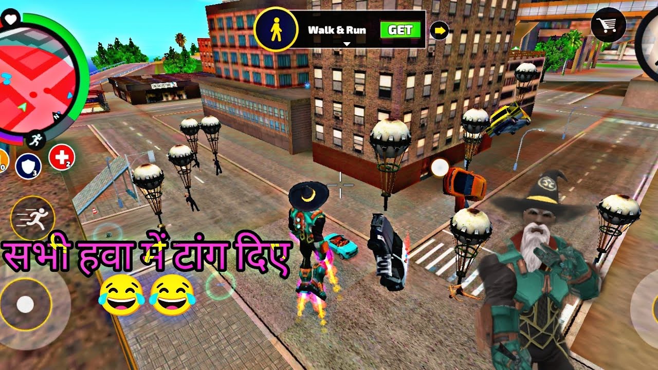 rope hero game play video - YouTube