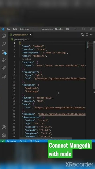 Connect Mongodb With Nodejs Nodejs Mongodb Connect Html Css Css3 Shorts Mongoose 