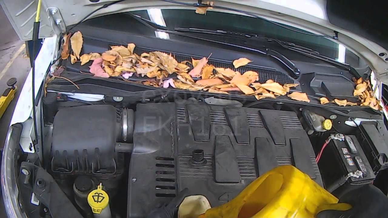 VW Routan: 4.0l Oil Change (basics) - YouTube