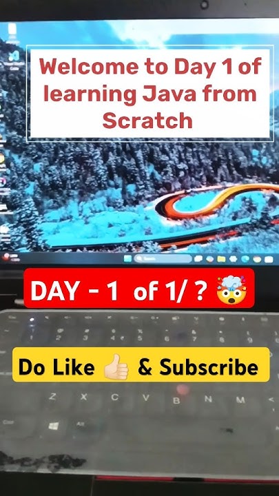 DAY-1 of 1/? Of Learning Java From Scratch #shorts #blog #dailyvlog #trending #coding # ...