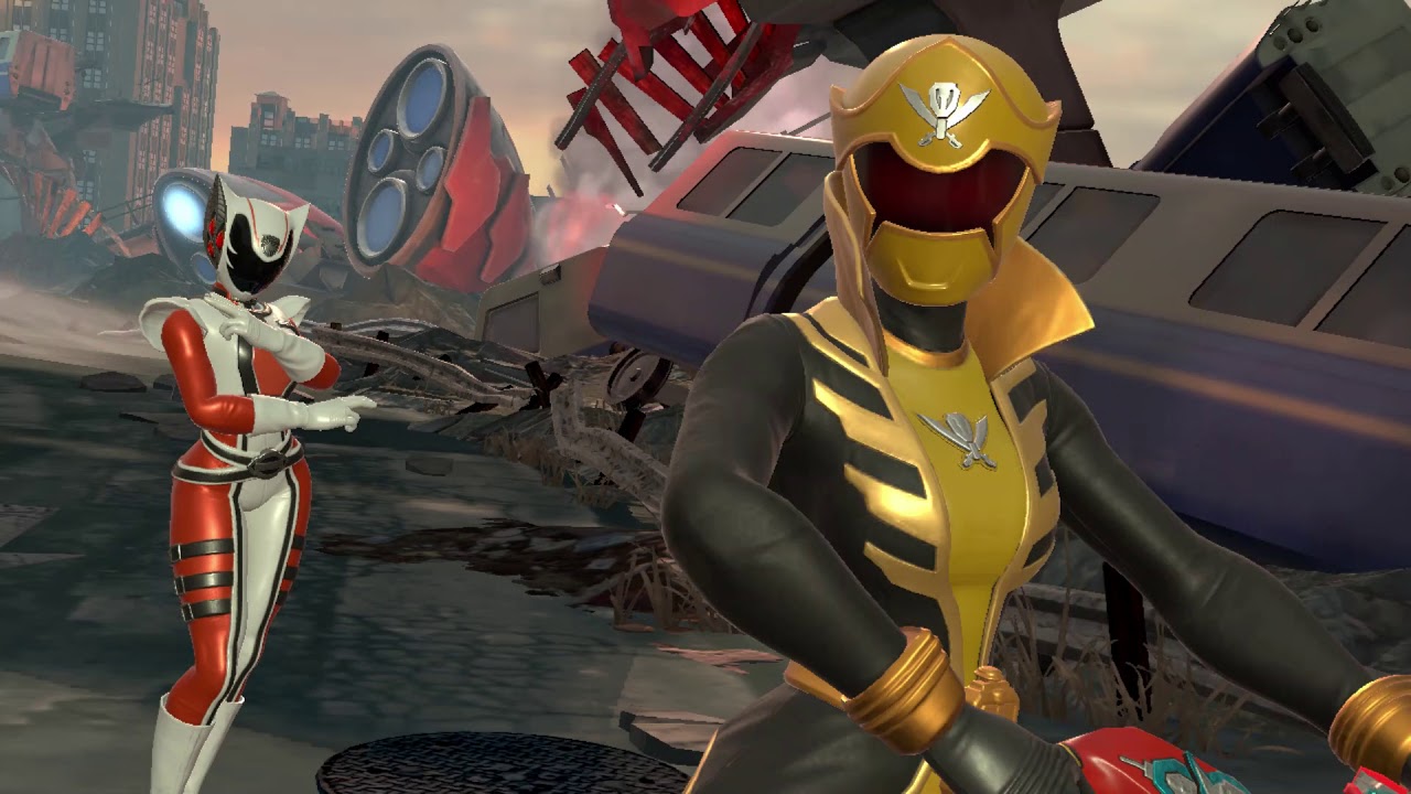 Power Rangers Battle For The Grid Super Megaforce Yellow Arcade Run ...