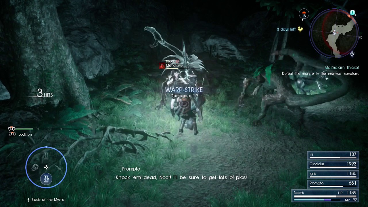 Final Fantasy 15 Malmalam Thicket Walkthrough Part 1 - YouTube