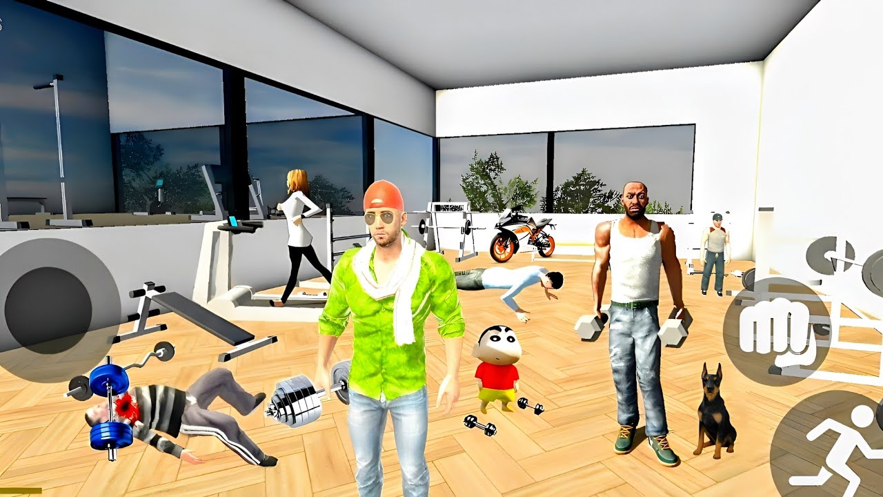 🤩🔥 Going Franklin House For Gym 🤣🔥 Indian Bike Driving 3d 🤡🔥 Indian Theft Auto Simulator 🔥😱 ...