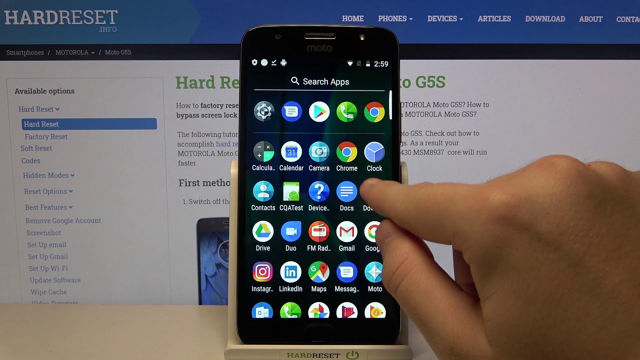 How to Open new Downloaded File in MOTOROLA Moto G5S – Files Location ...