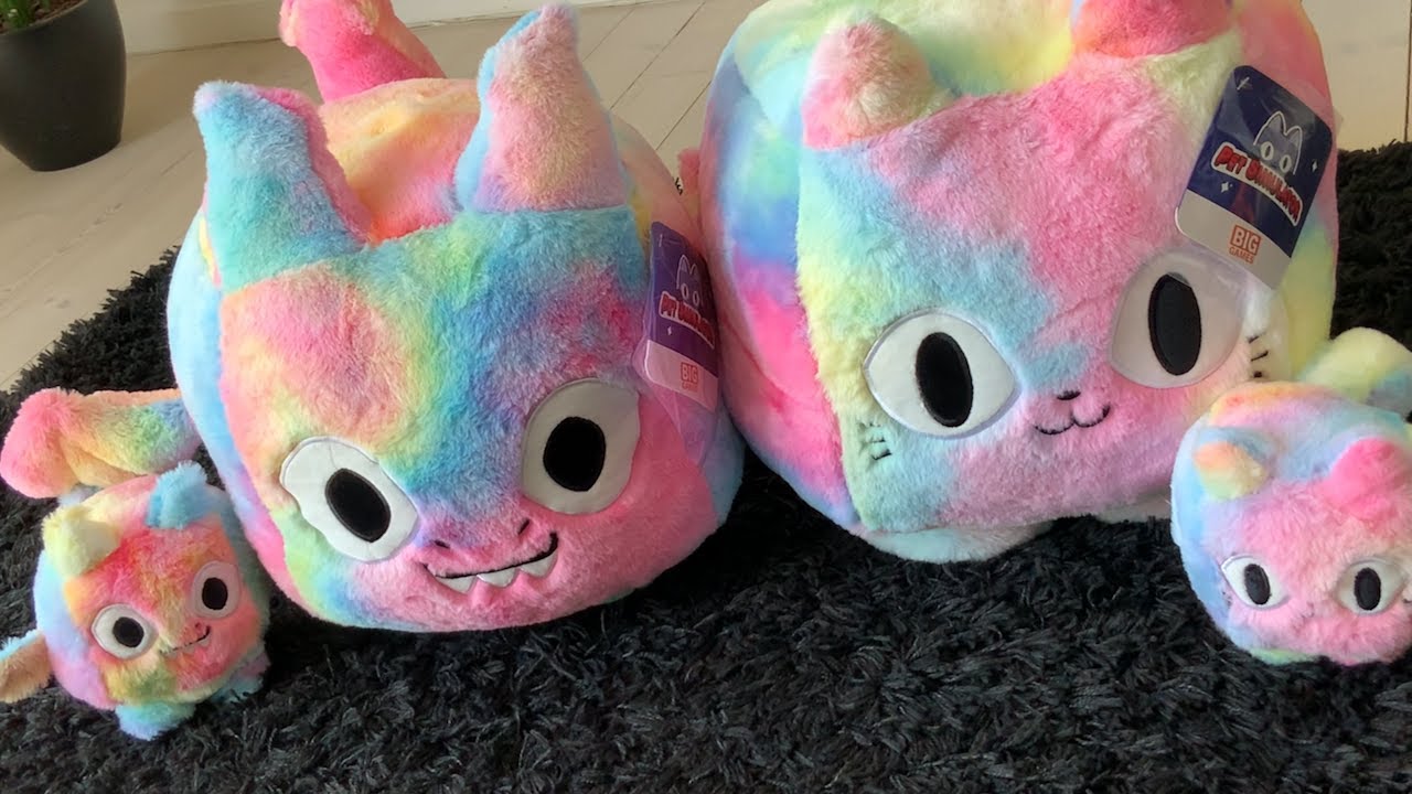 UNBOXING TITANIC Tiedye Cat & Dragon Plush! | Big Games | Roblox Pet ...
