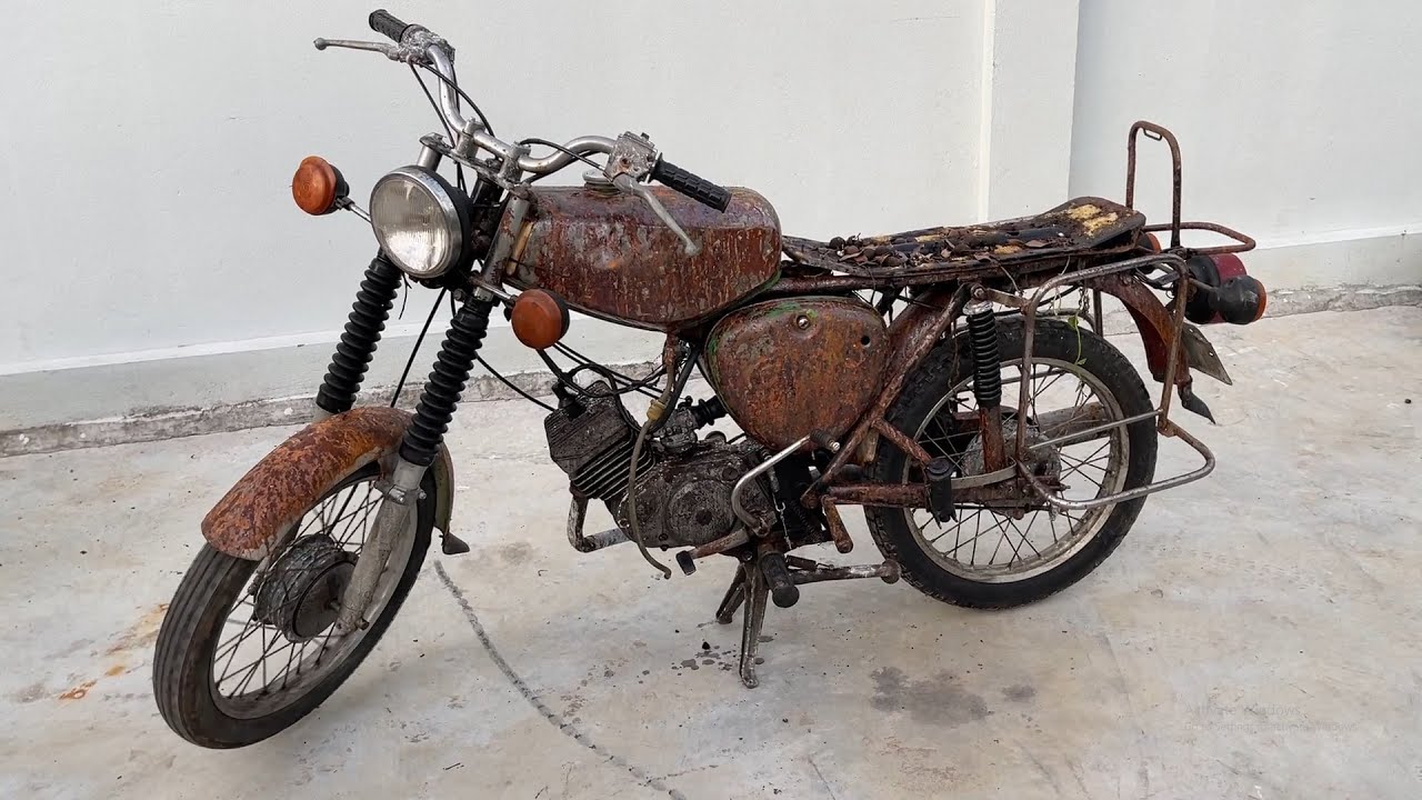 Restoration Old Damaged SIMSON BS51 Car // Restore SIMSON BS51 Part 1 ...