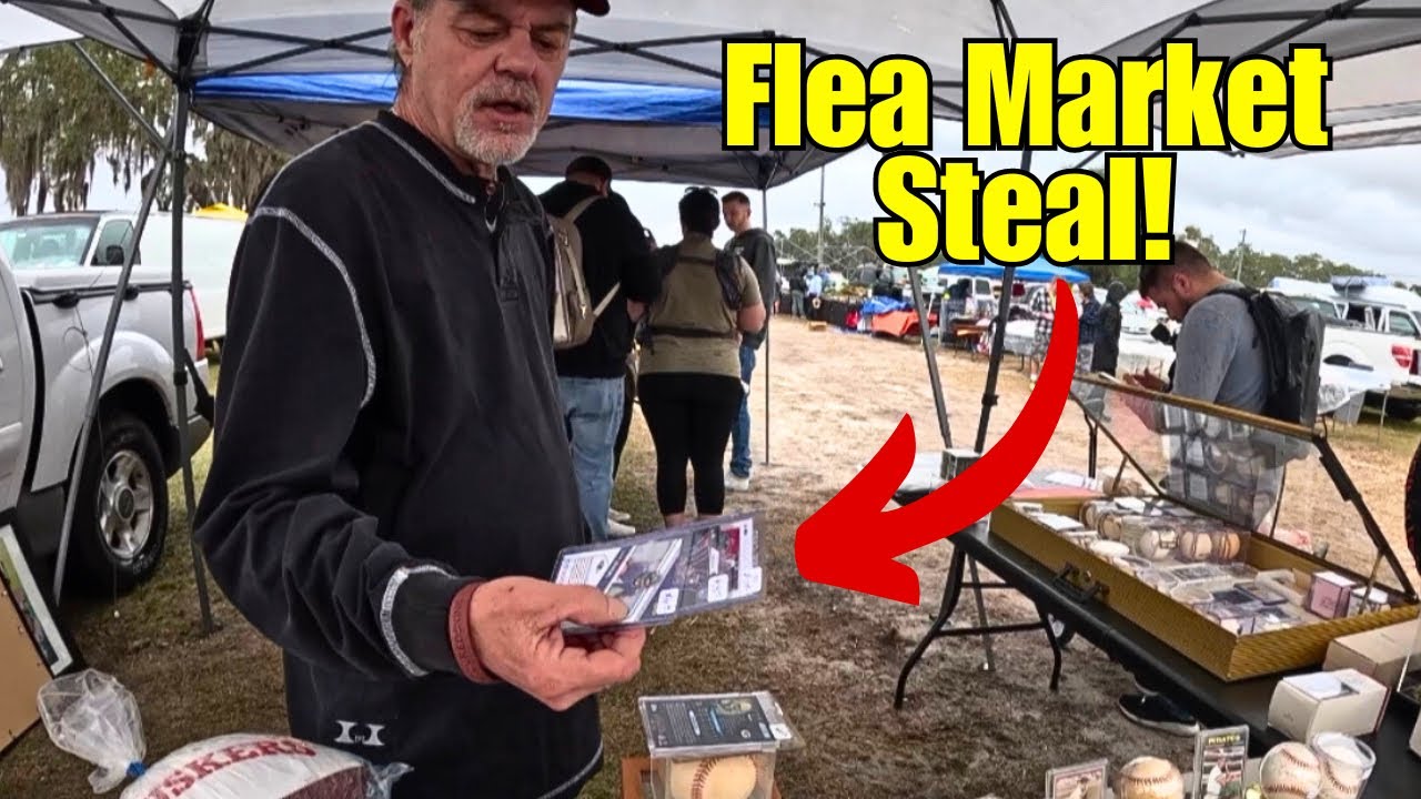 Finding Incredible Sports Card Deals at the Flea Market! - YouTube