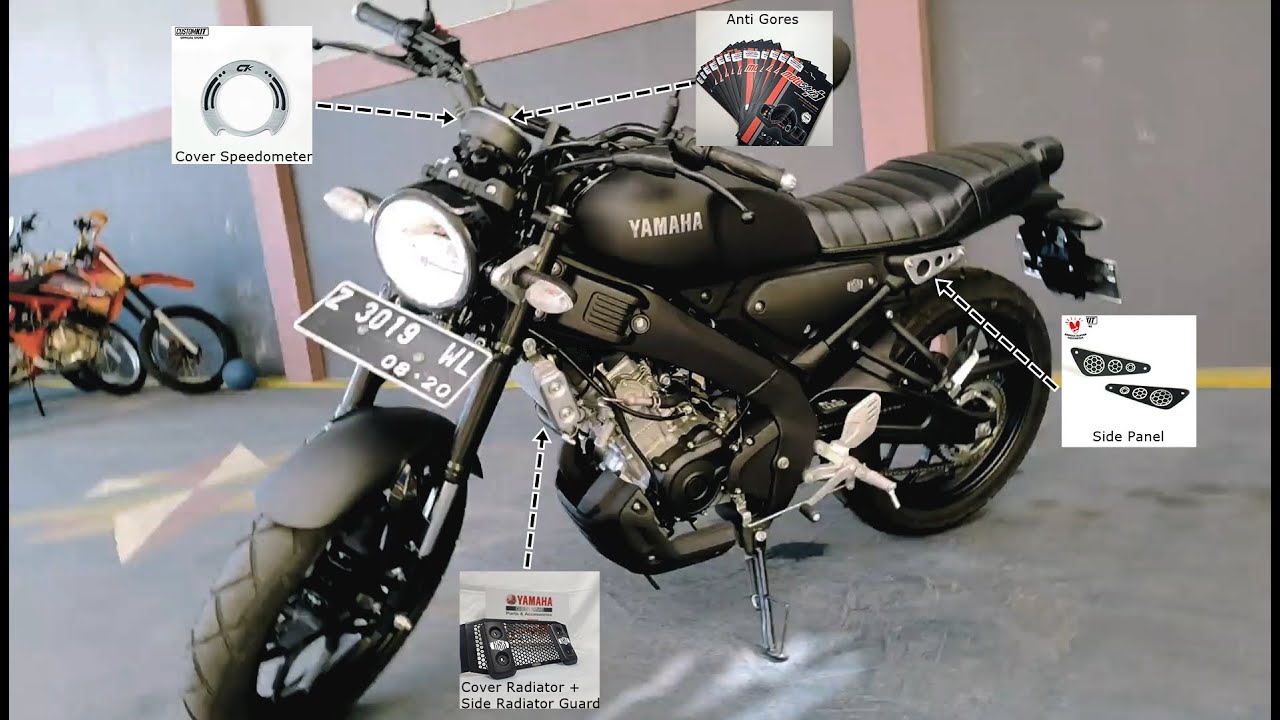 MODIFIKASI YAMAHA XSR 155 (PART 1) - PASANG COVER SPEEDOMETER, COVER ...