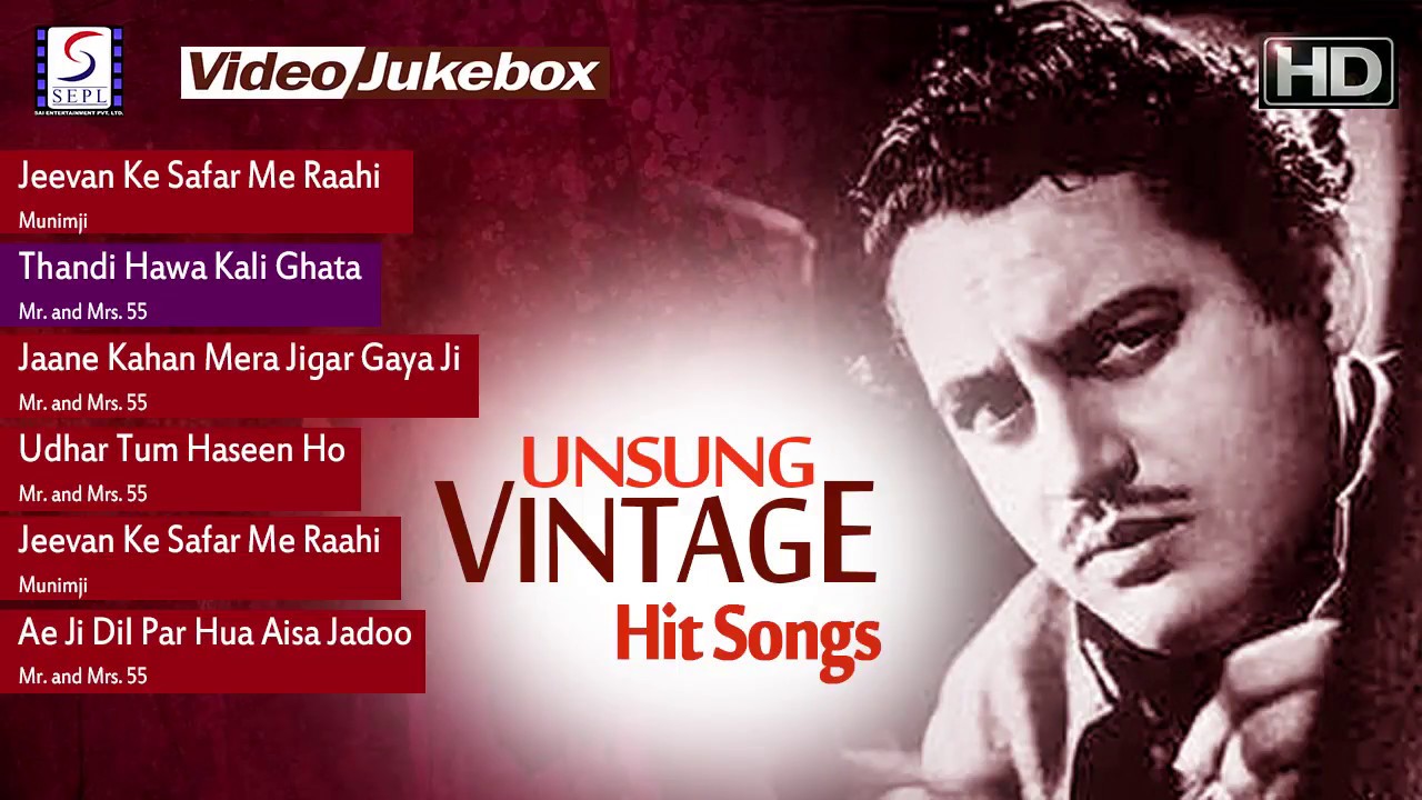 Unsung Vintage Hit Songs - Melodious Hits Evergreen Hindi Video Songs ...