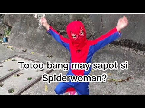 Oli Wearing Her Spiderman Costume | Walking Spiderman - YouTube