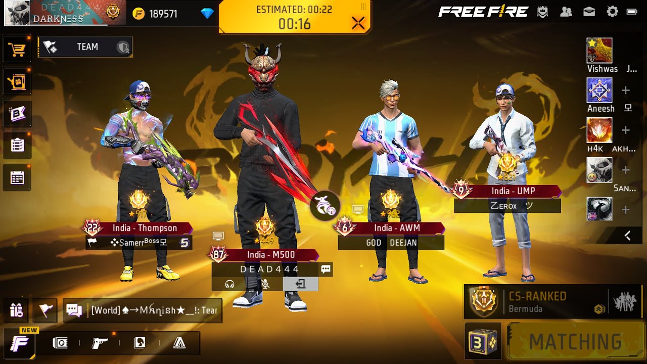 🔥New Season CS-Rank Push To😎 999+ Star⭐🔥Garena Free Fire Live👑🎯!! # ...