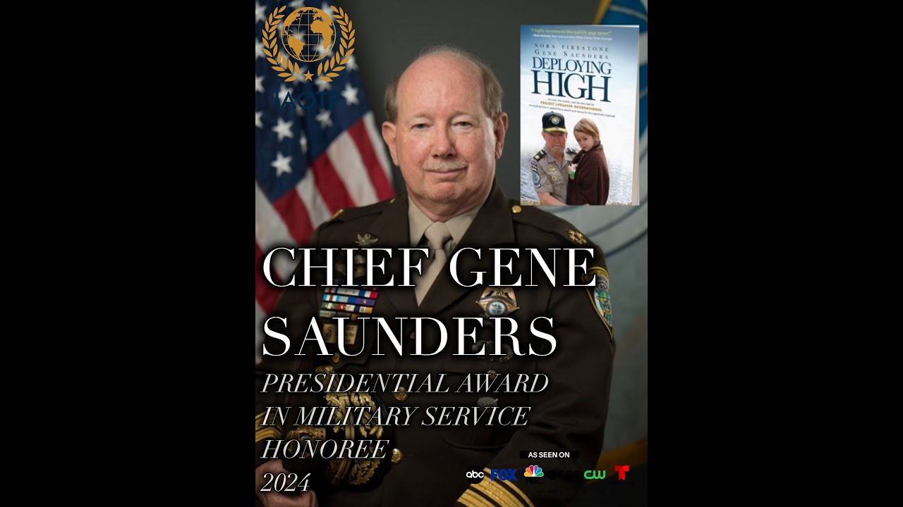 Chief Gene Saunders honored member of IAOTP - YouTube