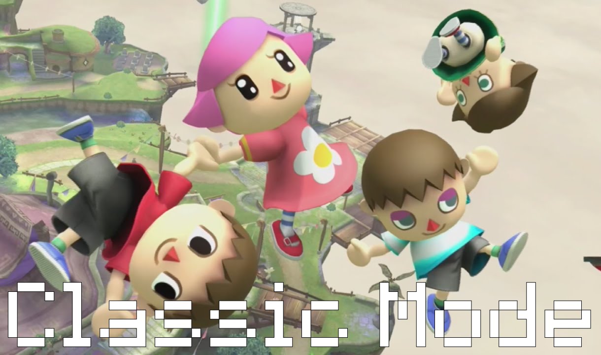 Super Smash Bros. for Wii U - Classic Mode with Villager - YouTube