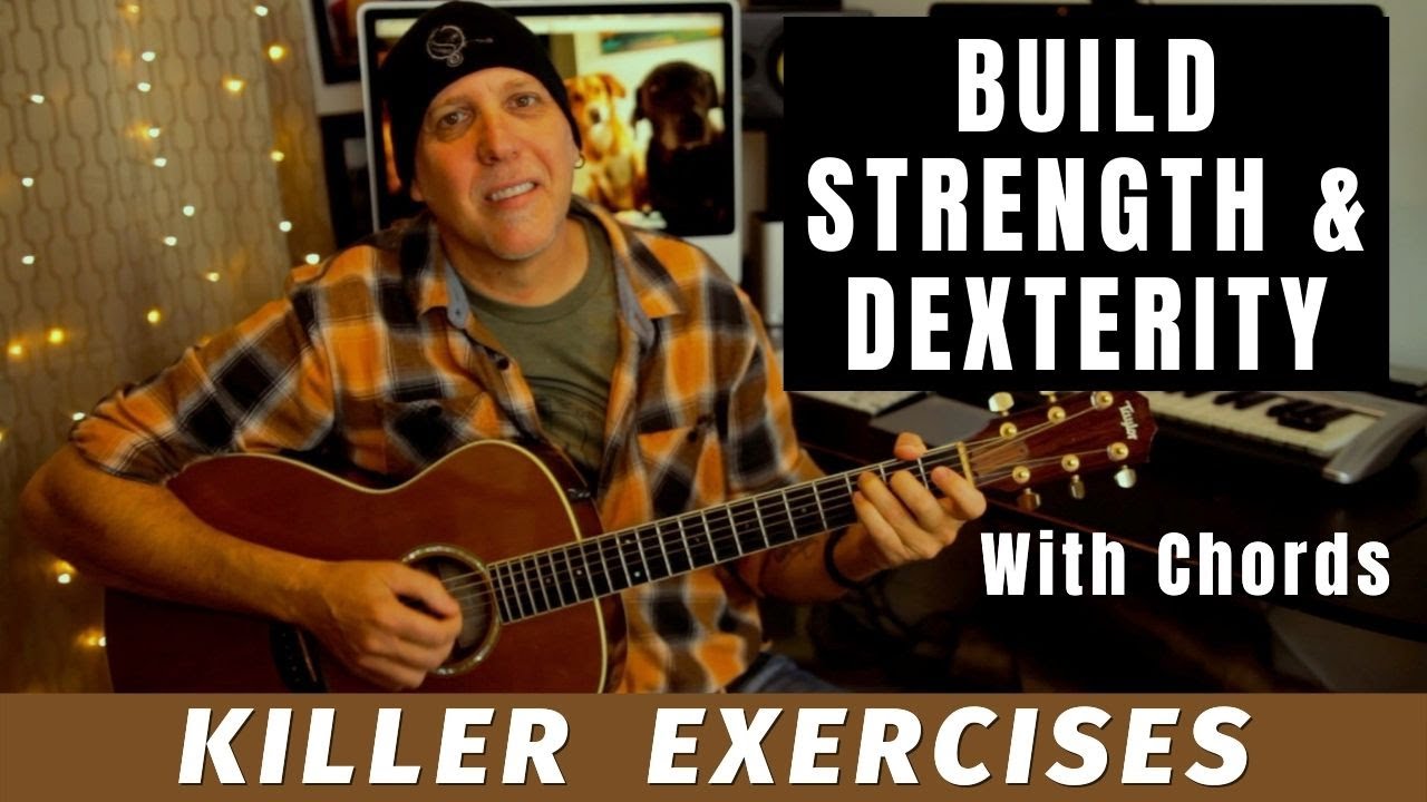 Finger Exercise Build Strength Dexterity & Strumming Skills using ...